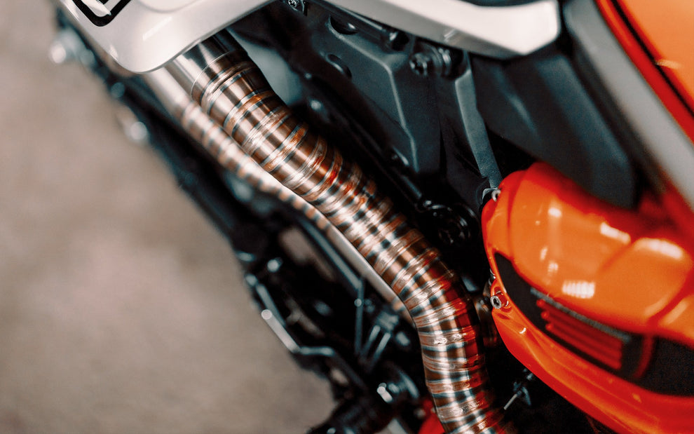 Harley-Davidson Sportster S handcrafted INOX exhaust – CNCPT MOTO